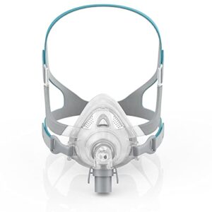 cpap masks full face - replacement set for f20 - reusable cpap supplies - suitable for cpap machine - covers nose and mouth - includes headgear, frame, elbows and full face mask cushion - large