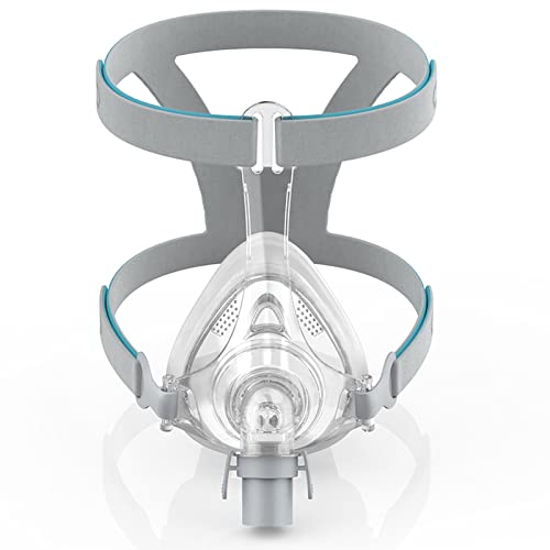 CPAP Masks Full Face - Reusable CPAP Supplies - Suitable for CPAP Machine - Replacement Set for F20 - Includes Headgear, Frame, Elbows and Nasal Cushion - Medium