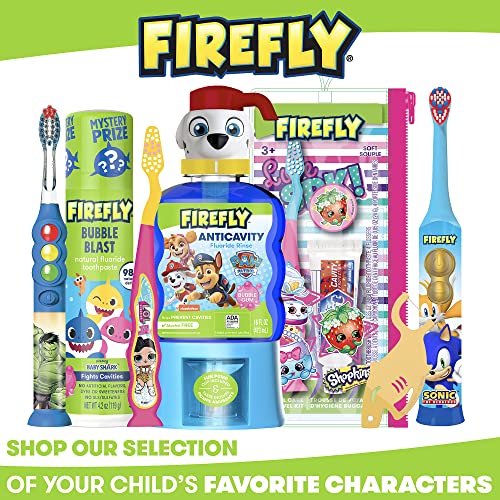 FIREFLY Clean N' Protect, L.O.L. Surprise! Toothbrush with hygienic Character Cover, Soft Bristles, Anti-Slip Grip Handle, Battery Included, Ages 3+, 1 Count