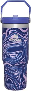 stanley iceflow™ flip straw tumbler 30oz lapis swirl