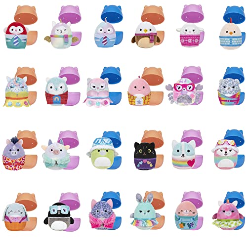 Squishmallows Squishville, Series 7-5 Pack - Official Kellytoy - Collectible Mini Stuffed Animal Toy Plush & Accessories, Styles May Vary - Add to Your Squad - Gift for Kids, Girls & Boys - Set of 5