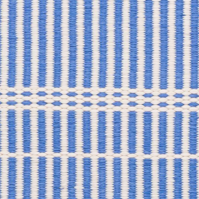 Dash and Albert Marlo French Blue Handwoven Indoor/Outdoor Rug, 8 X 10 Feet, Blue Stripe Pattern