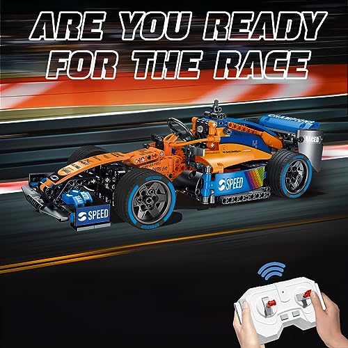 WISEPLAY F1 Model Cars to Build for Adults and Kids - Remote Control Car F1 Building Set - STEM Project for Adult and Kids - Great Collectable Model for Display and Play