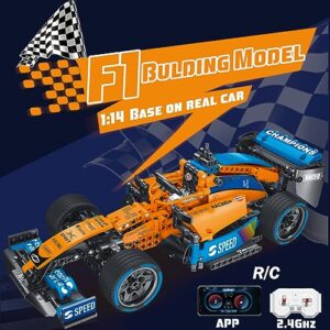 WISEPLAY F1 Model Cars to Build for Adults and Kids - Remote Control Car F1 Building Set - STEM Project for Adult and Kids - Great Collectable Model for Display and Play