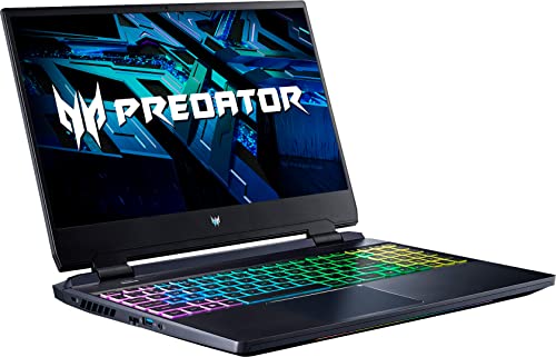 acer Predator Helios 300 15 Gaming Laptop 15.6" FHD IPS 165Hz Display 12th Gen Intel 14-Core i7-12700H 16GB RAM 512GB SSD GeForce RTX 3060 6GB RGB Backlit USB-C Thunderbolt MiniDP Win11 + HDMI Cable