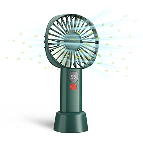 Flora Element Small Air Conditioner, Portable Cooling Fan, 5 Speeds Small Desk Fan, Screen Display Air Conditioner Fan-2