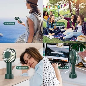 Flora Element Small Air Conditioner, Portable Cooling Fan, 5 Speeds Small Desk Fan, Screen Display Air Conditioner Fan-2