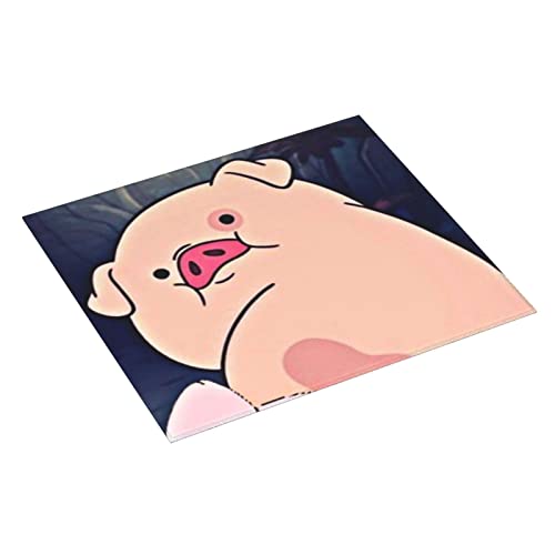 Funny pigs Printed Drying Mat For Kitchen Ultra Absorbent Microfiber Dishes Drainer Mats Non-Slip Silicone Quick Dry Pad - 18 X 16inch