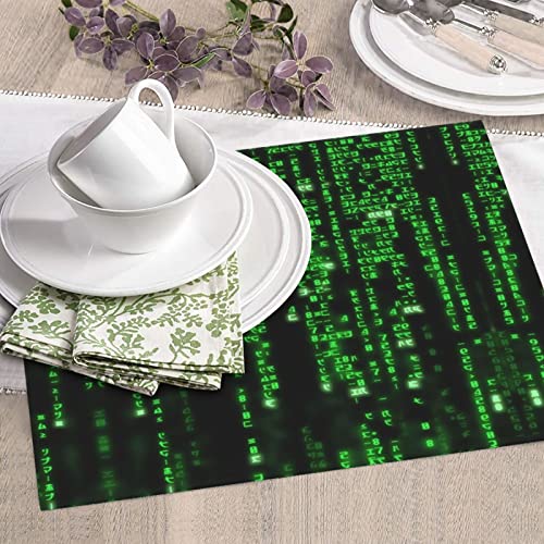 Hacker age Printed Drying Mat For Kitchen Ultra Absorbent Microfiber Dishes Drainer Mats Non-Slip Silicone Quick Dry Pad - 18 X 16inch