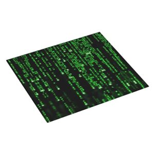 Hacker age Printed Drying Mat For Kitchen Ultra Absorbent Microfiber Dishes Drainer Mats Non-Slip Silicone Quick Dry Pad - 18 X 16inch