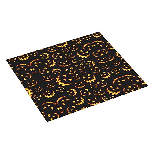 Happy Halloween Printed Drying Mat For Kitchen Ultra Absorbent Microfiber Dishes Drainer Mats Non-Slip Silicone Quick Dry Pad - 18 X 16inch