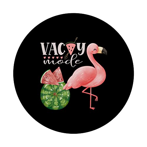 Hello Summer Pink Pelican Watermelon summertime beach vacay PopSockets Swappable PopGrip