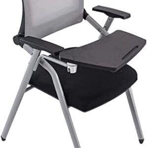 YOYAL Office Chair Training Chair with Writing Board Comfortable Folding Chair Office Computer Chair, Bearing 150kg (Size: 57 * 49 * 86cm)