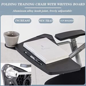 YOYAL Office Chair Training Chair with Writing Board Comfortable Folding Chair Office Computer Chair, Bearing 150kg (Size: 57 * 49 * 86cm)