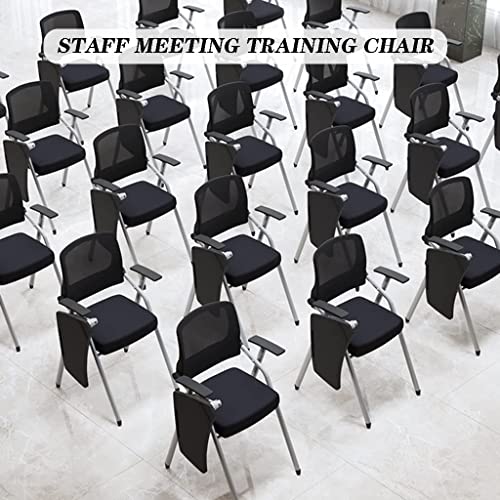 YOYAL Office Chair Training Chair with Writing Board Comfortable Folding Chair Office Computer Chair, Bearing 150kg (Size: 57 * 49 * 86cm)