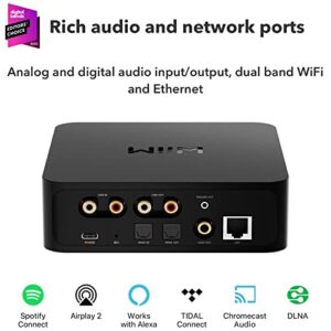 WiiM Pro AirPlay 2 Receiver with Voice Remote, Chromecast Audio, Multiroom Streamer, Stream Hi-Res Audio from Spotify, Amazon Music, Tidal and More