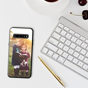 GSDMFUNNY Custom Customize Picture Text Phone Cases for LG V60 ThinQ 5G Personalized Photo Protective Covers Cases Compatible with LG V60 ThinQ 5G Black TPU and Hard PC Phone Cases Gifts