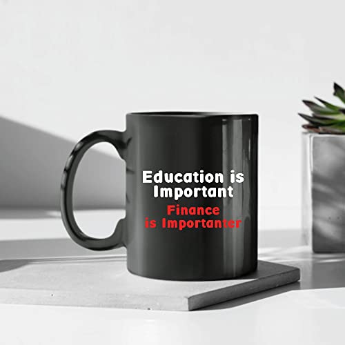 Financially Savvy Gift for Investors CFOs Smart Stock Investing 11oz 15oz Black Coffee Mug