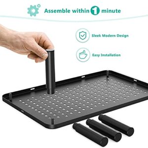 WALI Monitor Stand Riser, Adjustable Laptop Stand Riser Holder, 3 Height Adjustable Underneath Storage for Office Supplies