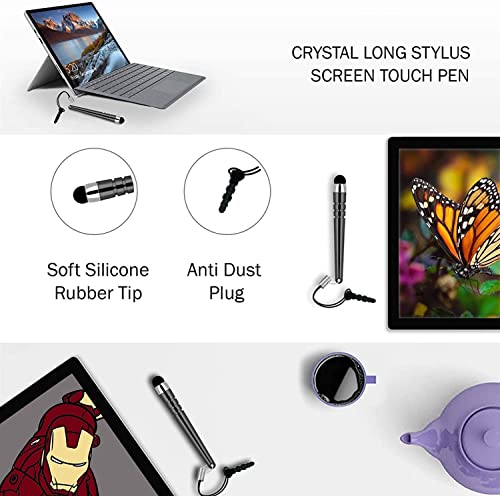 Mini Stylus Compatible with Amazon Fire 7 Kids Edition (2019 Release)/ Kindle Fire HDX 8.9 (2013 Release),7 (2013 Release),HD 7 (2013 Release),8.9 (2012 Release) - Touch Pen Aluminum Compact