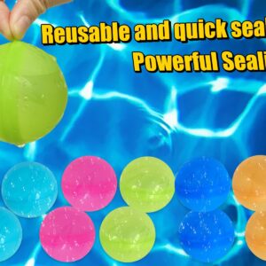 Water Balloon Toys to Relieve Summer Hot, Water Ball Launcher/Reusable Quick Sealing Splash Balls (Splash Balls)