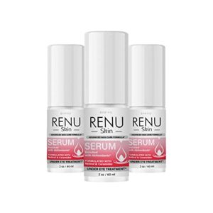 renu skin serum - renu skin advanced face serum (3 pack, 6oz)