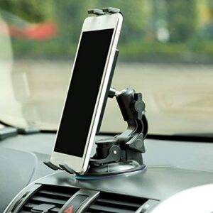 Dash Car Mount Compatible with Amazon Fire 7 (2019 Release),(2017 Release) - Windshield Holder Swivel Cradle Dock