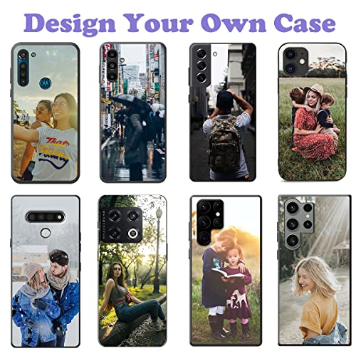 GSDMFUNNY Custom Customize Photo Text Phone Cases for LG V60 ThinQ 5G Personalized Picture Soft Black TPU Protective Phone Cases Compatible with LG V60 ThinQ 5G Phone Case Gifts