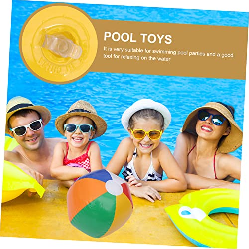 ibasenice 4pcs Inflatable Toys Beach Balls for Kids Giant Inflatable Ball Out Door Toys Beach Pool Toys Hawaiian Pool Toys Summer Party Favors Party Plaything Inflatable Water Playing Toy