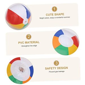 ibasenice 4pcs Inflatable Toys Beach Balls for Kids Giant Inflatable Ball Out Door Toys Beach Pool Toys Hawaiian Pool Toys Summer Party Favors Party Plaything Inflatable Water Playing Toy