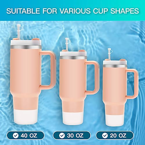 8pcs Silicone Spill Proof Stopper Set,Compatible with Stanley Cup 2.0 40oz/30oz,Compatible with Tumbler Accessories, 2 Straw Cover Cap,2 Square Spill Stopper,2 Round Leak Stopper,2 Bumper Boot