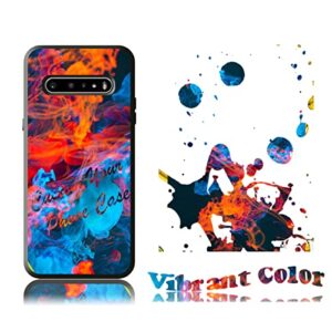 GSDMFUNNY Custom Customize Picture Phone Cases for LG V60 ThinQ 5G Personalized Photo Text Protective Phone Cases Compatible with LG V60 ThinQ 5G Soft Black TPU Phone Case Gifts