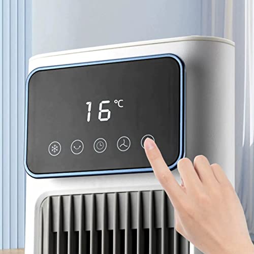 Portable air conditioner,3-IN-1 Air Cooler,cooling fan,Remote control digital display touch plus size,move silently,ac unit for bedroom,humidifier,power saving,suitable for bedroom,office,RV