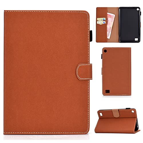 tablet PC case Compatible with Kindle Fire 7 Case 2019/2017/2015 (9th/7th/5th Generation) Tablet,Smart Magnetic Flip Fold Stand Case Protective PU Leather Cover with Auto Wake Sleep With Card Slots/Co