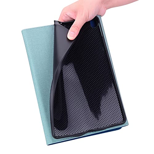 GUSARI Tablet PC case Compatible with All-New Kindle Fire 7 Tablet (7", 12th Generation, 2022 Release) Case PU & TPU Tablet Case Kickstand Tablet Case Card Slot Case Tablet Cover (Color : Blue)