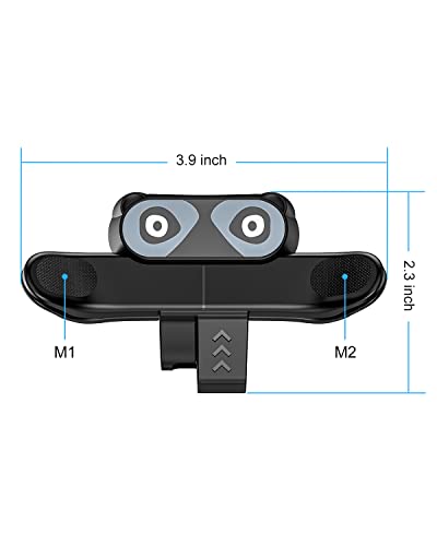 OLCLSS Paddles for Playstation4 Controller, Strike Accessory for PS4 Controller, Back Button Attachment for PS4 Controller, Strike Accessory PS4, Programmable Remap Kit Designed for the Original PS4 Controller