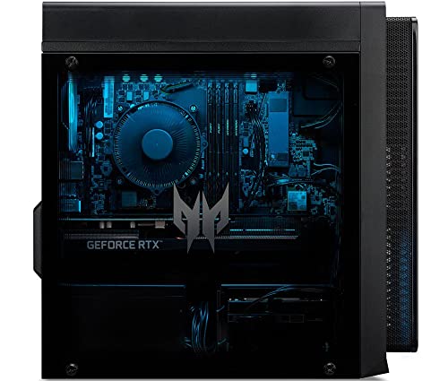 Acer Predator Orion 3000 Gaming Desktop PC (Intel i7-12700F 12-Core, 32GB RAM, 1TB PCIe SSD + 1TB HDD (3.5), GeForce RTX 3070, WiFi, Win 10 Pro) with Dockztorm Hub