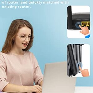 2023 Release WiFi 6 Extenders Signal Booster for Home, 2.4Gb/s Speed Longest Range Up to 12,000sq.ft, Internet Amplifier with Ethernet Port, Dual Band Wi-Fi Repeater 1-Tap Setup (5GHz / 2.4GHz)