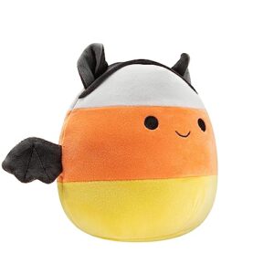 Squishmallows 8" Delie The Candy Corn - Officially Licensed Kellytoy Plush - Collectible Soft & Squishy Halloween Stuffed Animal Toy - Add to Your Squad - Gift for Kids, Girls & Boys - 8 Inch