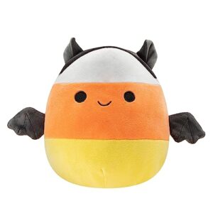 squishmallows 8" delie the candy corn - officially licensed kellytoy plush - collectible soft & squishy halloween stuffed animal toy - add to your squad - gift for kids, girls & boys - 8 inch