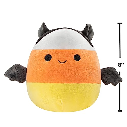 Squishmallows 8" Delie The Candy Corn - Officially Licensed Kellytoy Plush - Collectible Soft & Squishy Halloween Stuffed Animal Toy - Add to Your Squad - Gift for Kids, Girls & Boys - 8 Inch