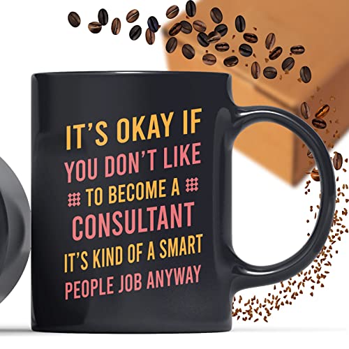 Garod Soleil Coffee Mug Funny Consultant Smart People Job Gifts for Men Women Coworker Family Lover Special Gifts for Birthday Christmas Funny Gifts Presents Gifts 720283