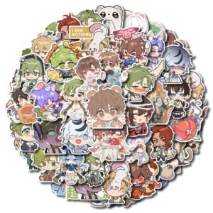 50pcs cartoon cute nu: carnival graffiti sticker bike skateboard car helmet notebook computer wholesale