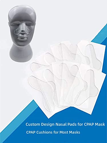 Nasal Pads for CPAP Mask,Nose Protector for mask,CPAP Nose Gel Pads Against Irritation and Soreness Custom Design and Can Be Trimmed to Size Fit for Most Masks(5 Pack)