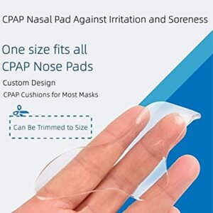 Nasal Pads for CPAP Mask,Nose Protector for mask,CPAP Nose Gel Pads Against Irritation and Soreness Custom Design and Can Be Trimmed to Size Fit for Most Masks(5 Pack)