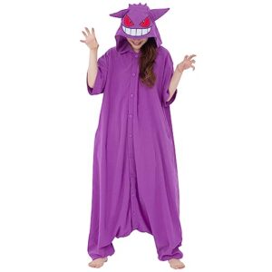 sazac kigurumi - pokemon - gengar - summer onesie jumpsuit halloween costume (one size)