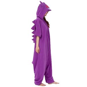 SAZAC Kigurumi - Pokemon - Gengar - Summer Onesie Jumpsuit Halloween Costume (One Size)