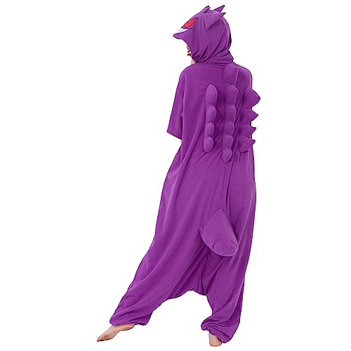 SAZAC Kigurumi - Pokemon - Gengar - Summer Onesie Jumpsuit Halloween Costume (One Size)