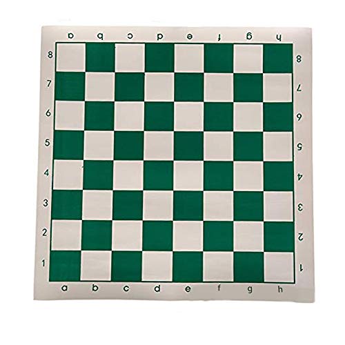 Tournament Chess Mat, Roll Up Chess Boards Professional Club and Tournament Chess Boards, Lightweight & Non Slip, Chess Mat for Kids and Adults(Chess Board only) (34.5cm)