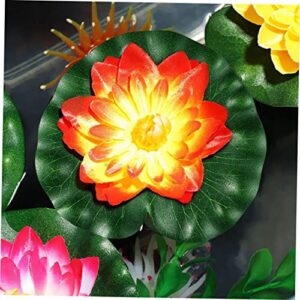 ibasenice 60 Pcs Simulated Lotus Leaf Artificial Plants Artificiales para Green Decor Lilly Pads for Fish Pond Fountain Lily Pad Pond Floating Plant Floating Pond Decor Pads